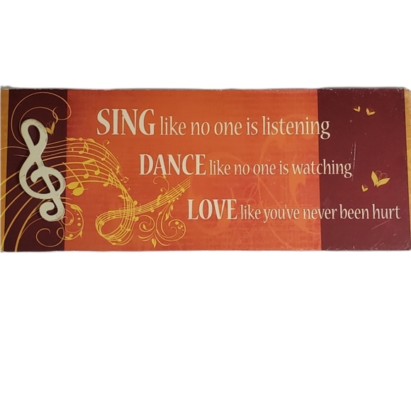 Art | Sing Like No One Is Listening Wall Art 15 X 6 | Poshmark